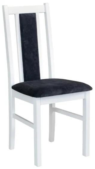 Drewmix jídelní sestava DX 3 odstín dřeva (židle + nohy stolu) bílá, odstín lamina (deska stolu) grandson, potahový materiál látka