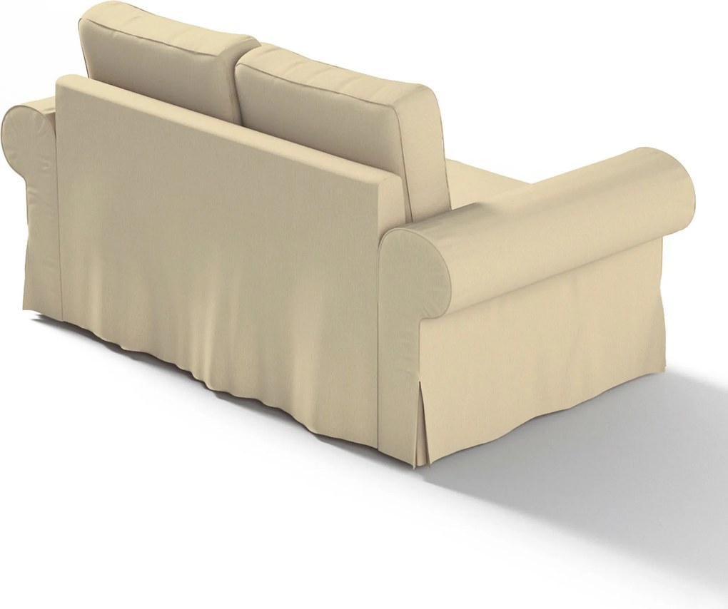 Potah na pohovku IKEA Backabro 2-místná, rozkládací barva krémová látka lesklé, pletený vzor