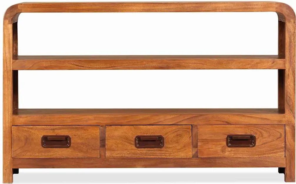TV skříňka masivní akáciové dřevo 90 x 30 x 55 cm 244681
