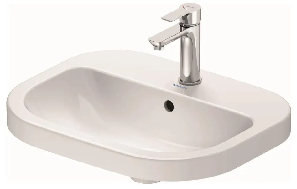 Duravit 24025500002 - Závěsné umyvadlo D-CODE 55x44 cm keramika/lesklá bílá 24025500002