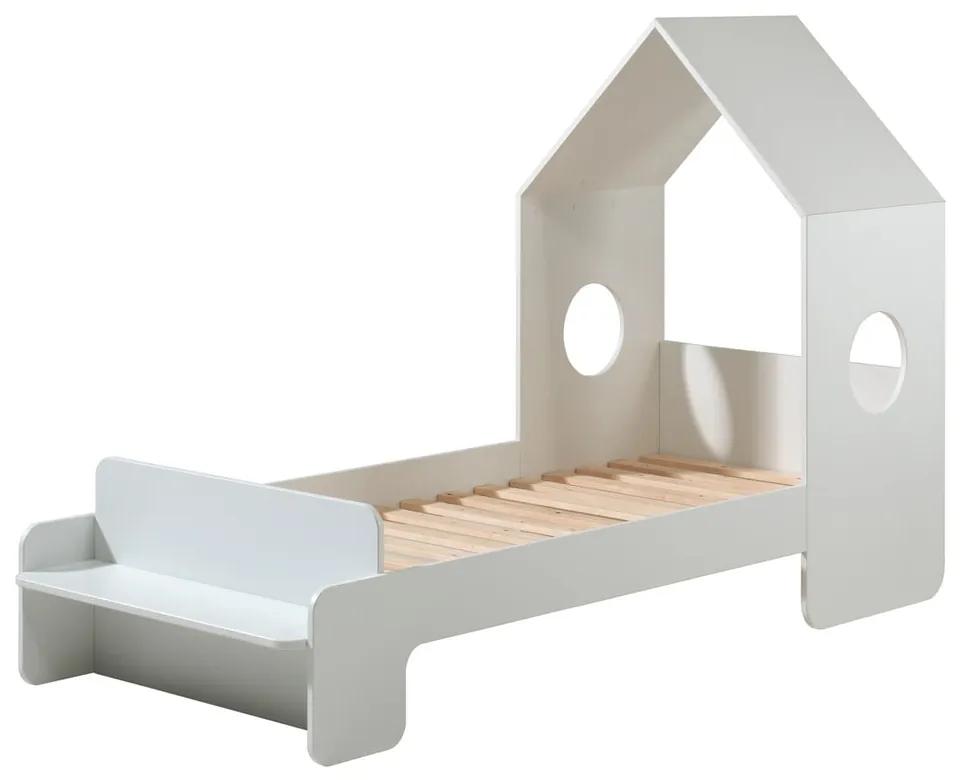 Bílá dětská postel Vipack Casami, 90 x 200 cm