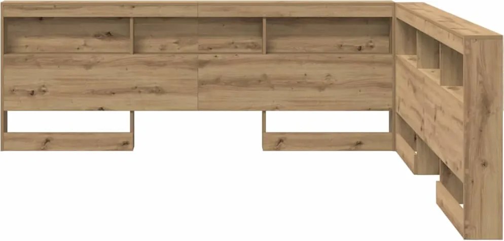 Úložné čelo postele Artisanový dub Kompozitní dřevo 3335516
