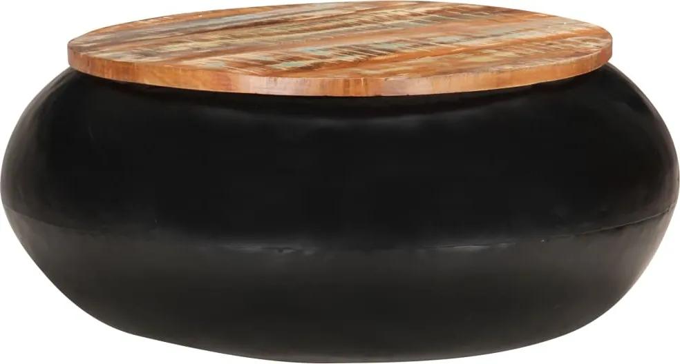vidaXL Konferenční stolek 68x68x30 cm masivní recyklované dřevo [323530] Barva: Vícebarevný