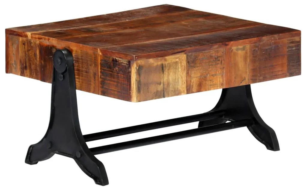 247854 vidaXL Konferenční stolek 77 x 70 x 40 cm masivní recyklované dřevo