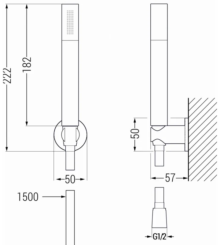 Mexen Zero R70 vanová sada, Zlatá - 71113R70-50