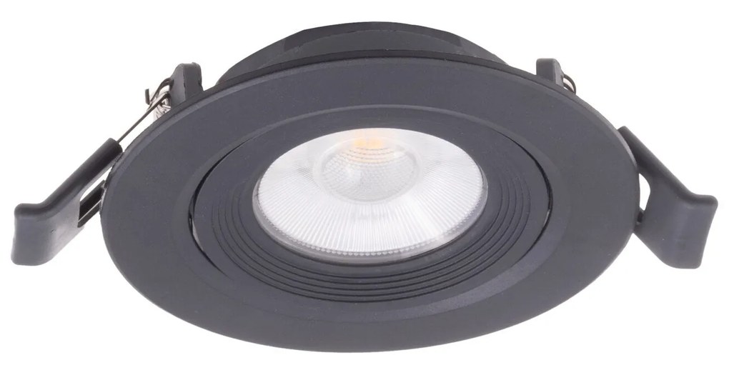 T-LED LED svítidlo ISDA 7W černé Studená bílá