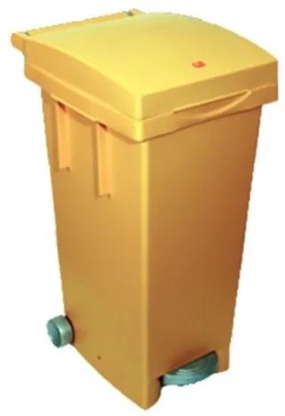 Koš na tříděný odpad Big Tata 80l žlutá