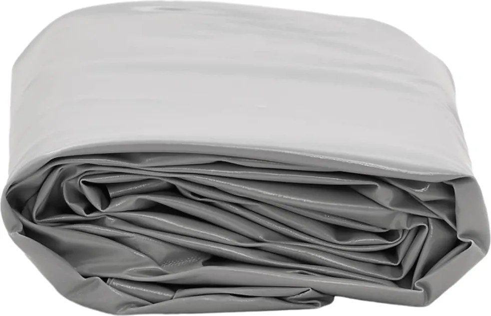 Plachta šedá 2,5 x 4,5 m 650 g/m² 156045