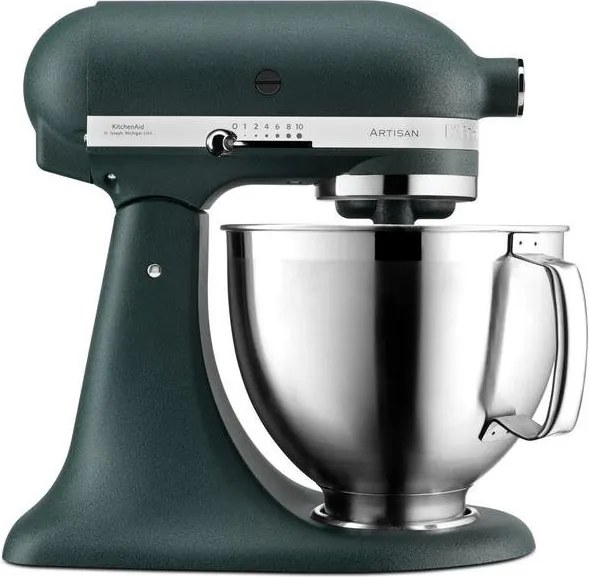 Kuchyňský robot kitchenaid artisan 5ksm185, lahvově zelená, 4,8 l