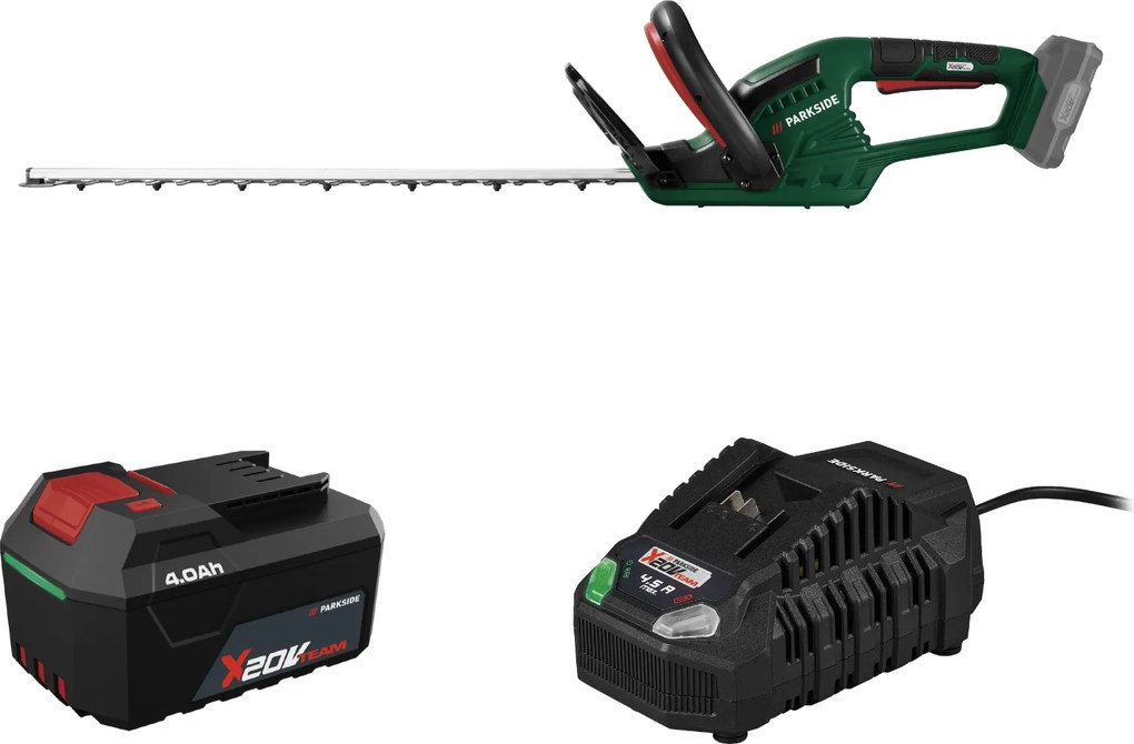 Parkside® Aku nůžky na živý plot Phsa 20-Li D4, 4 Ah