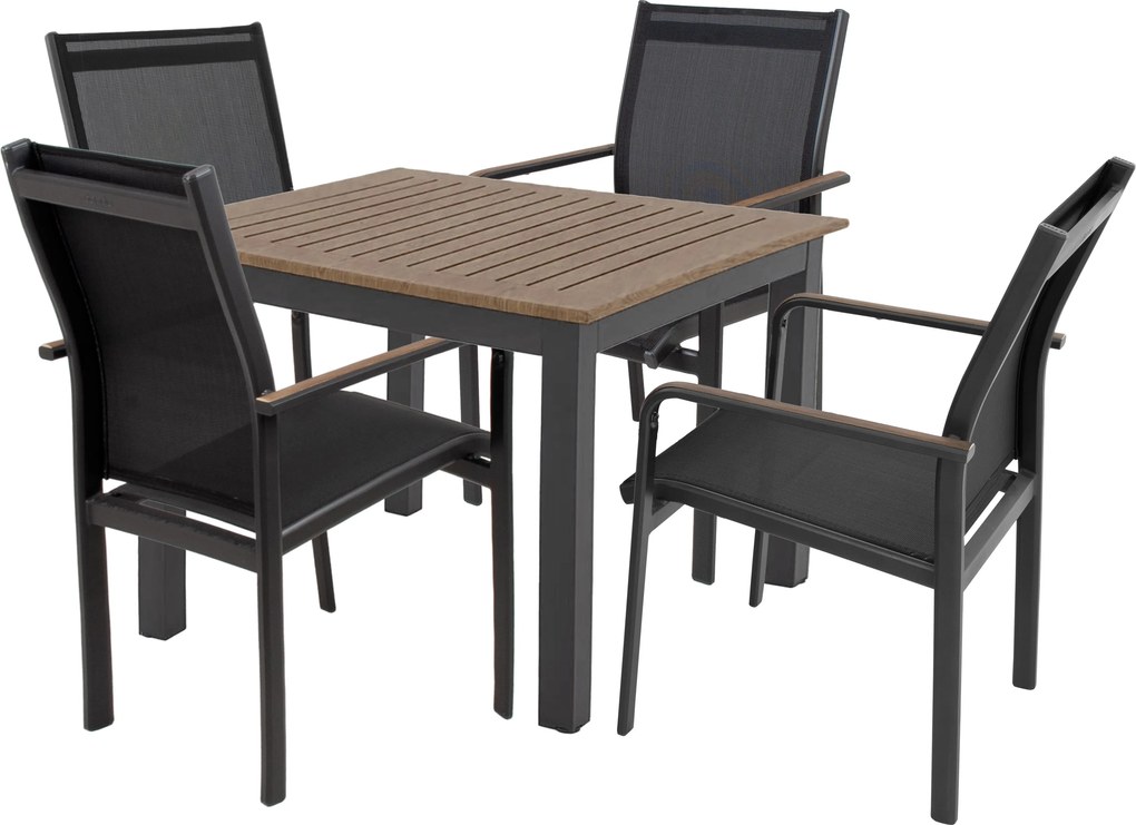 Doppler EXPERT WOOD Plus zahradní sedací souprava 4+1