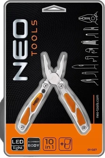Multifunkční nářadí NEO Multitool, 10 funkcí, LED