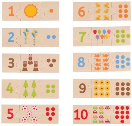 Bigjigs Toys Edukativní puzzle počítání
