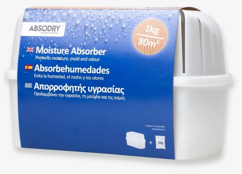 Everbrand Sweden Everbrand pohlcovač vlhkosti Absodry Big, pro místnost do 80 m3, 1000 g