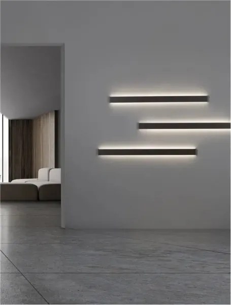 LED nástěnné svítidlo Seline 120 černé