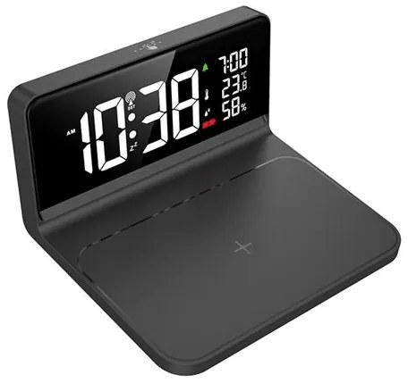 Hodiny Solight CA06 s Qi bezdrátovým nabíjením