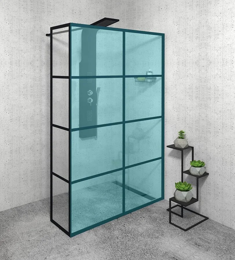 Gelco Gelco, CURE BLACK přídavný panel 350 mm, čiré sklo, CB350
