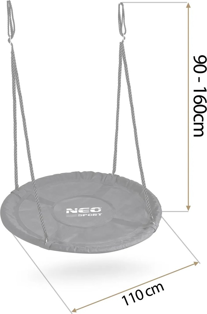 Hnízdová houpačka Neo-Sport NS-103 110 cm