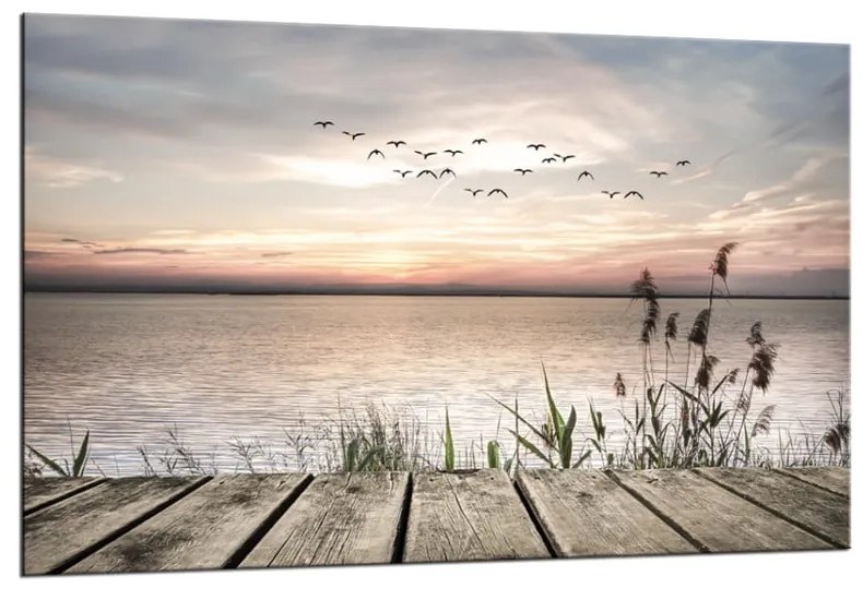 Obraz Styler Glasspik Jetty II, 80 x 120 cm