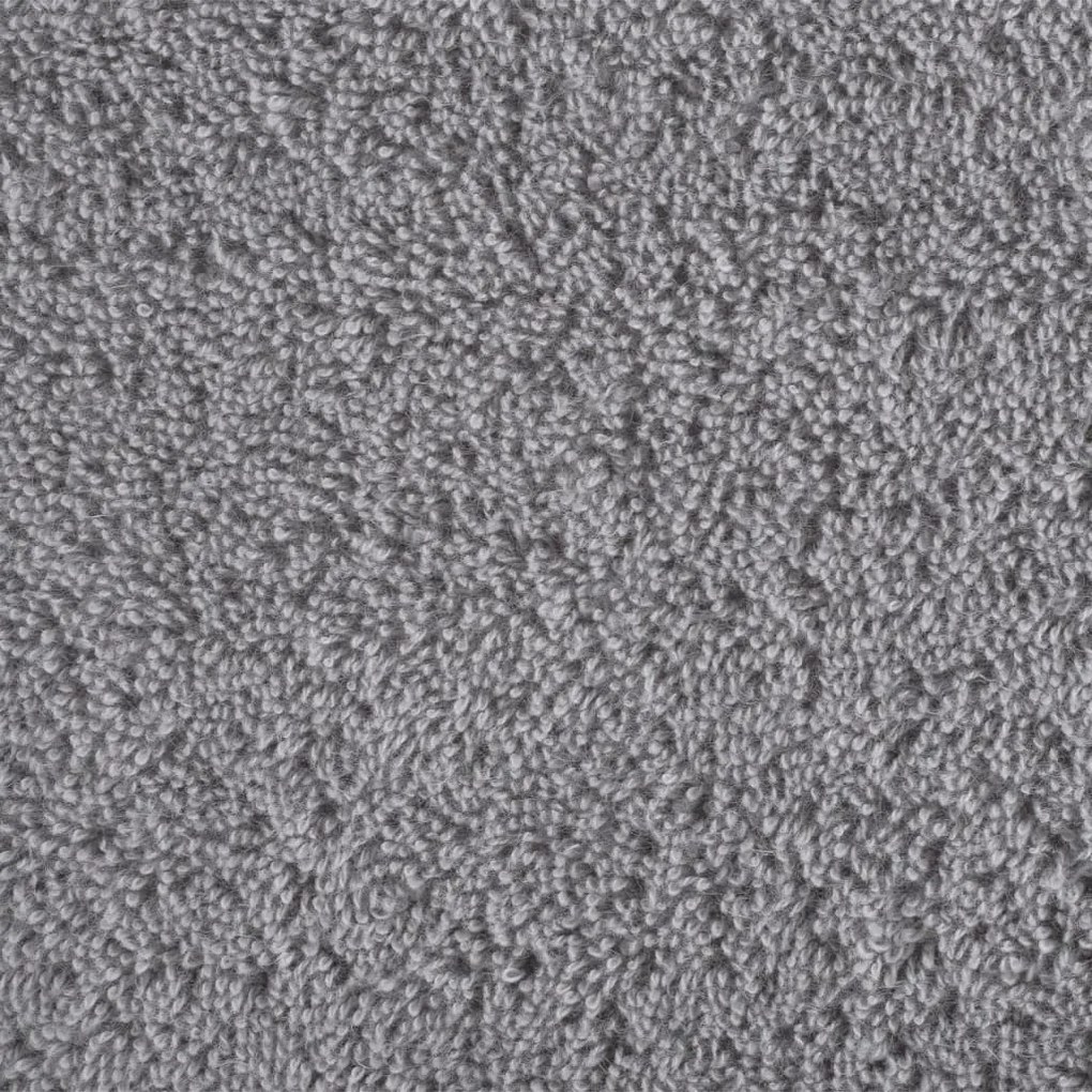 Prémiové ručníky SOLUND 10 ks šedé 100x200 cm 600 g/m² 137319