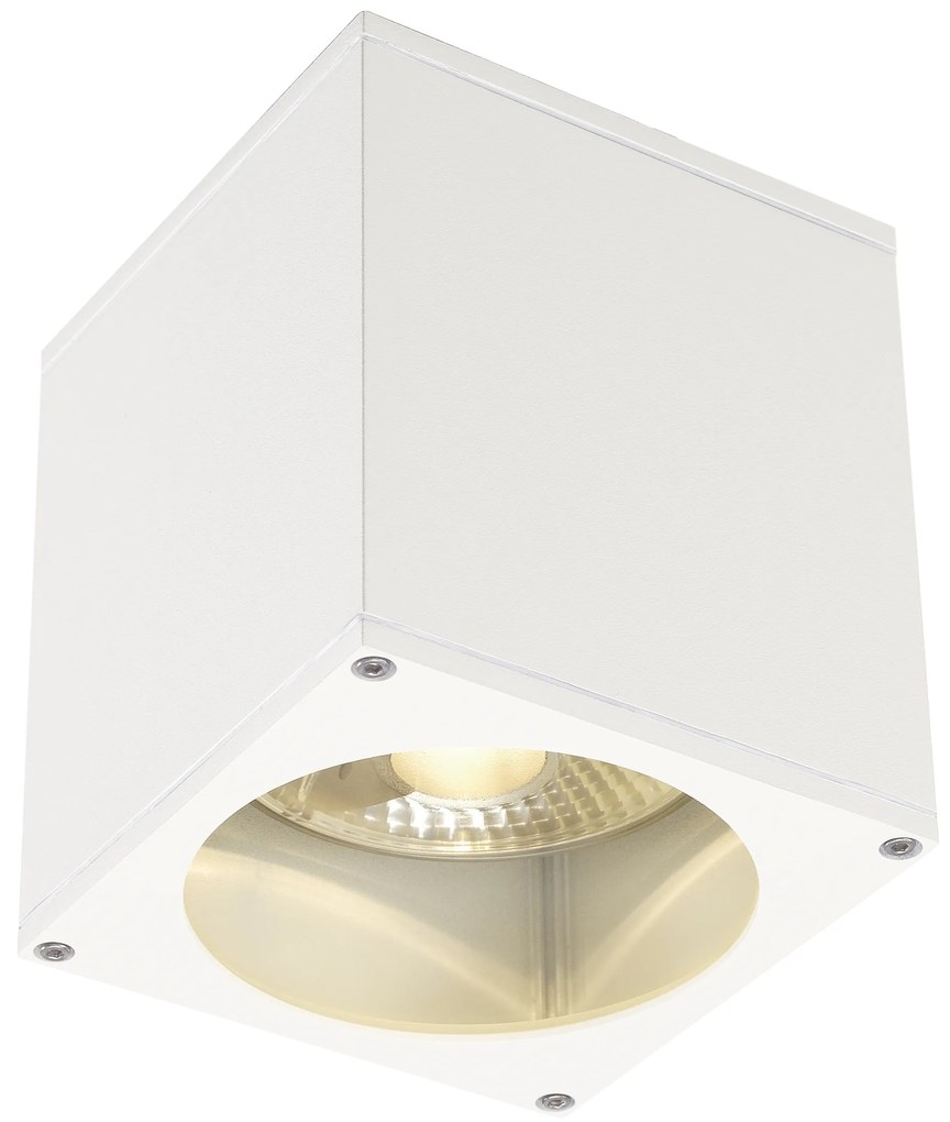 SLV 229551 Theo Ceiling, stropní venkovní svítidlo, 1x75W GU10 ES111, bílá, výška 15cm, IP44