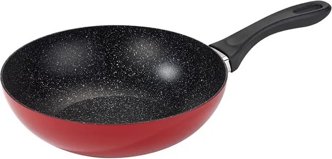 Pánev WOK 28 cm červená (WX-13690) Stoneline