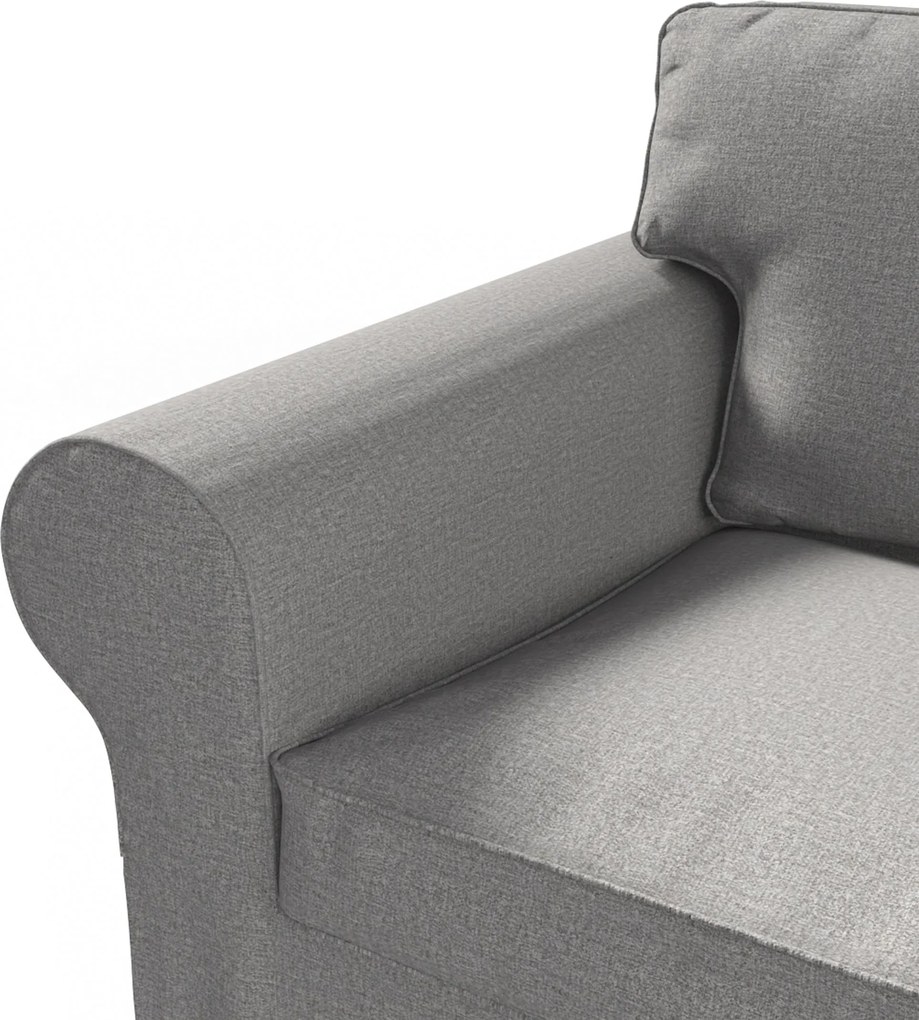 Potah na pohovku IKEA Ektorp 2-místná rozkládací  NOVÝ MODEL 2012 barva šedá látka pletený vzor