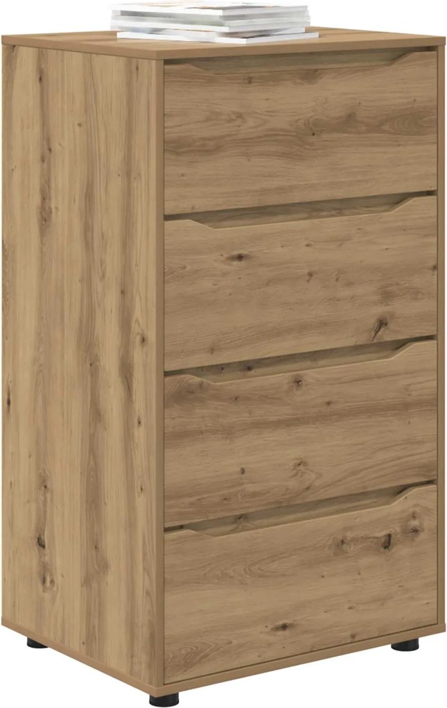Úložné skříně 60 x 48 x 105 cm Kompozitní dřevo Artisanový dub 3406244