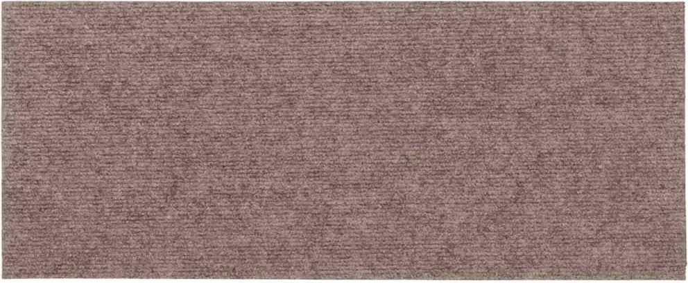 Schodové rohože samolepicí 30 ks 60 x 25 cm světle hnědé obdélníkové 3365703