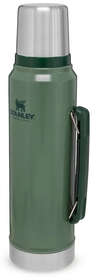 Zelená termoska s hrníčkem 1 l – Stanley