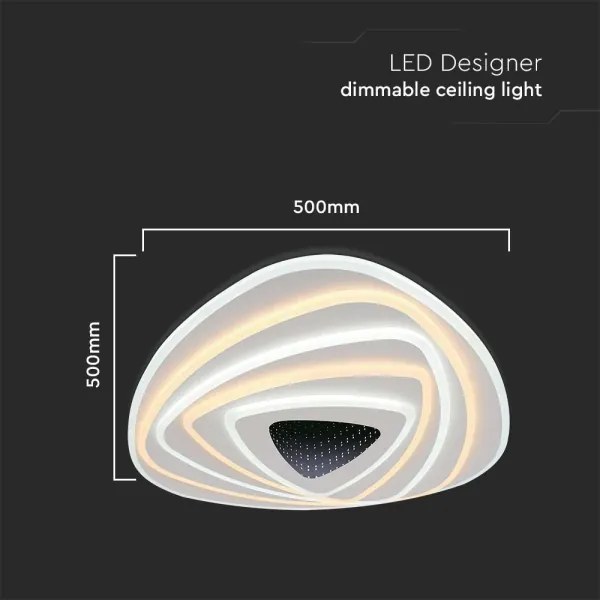 LED Stmívatelné stropní svítidlo LED/120W/230V 3000-6500K + DO