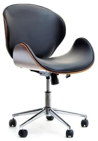 design4life Kancelářská židle VENOA Ořech/černá