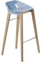 Barová židle Tabanda DIAGO, 75 cm, dubová podnož (RAL5024)