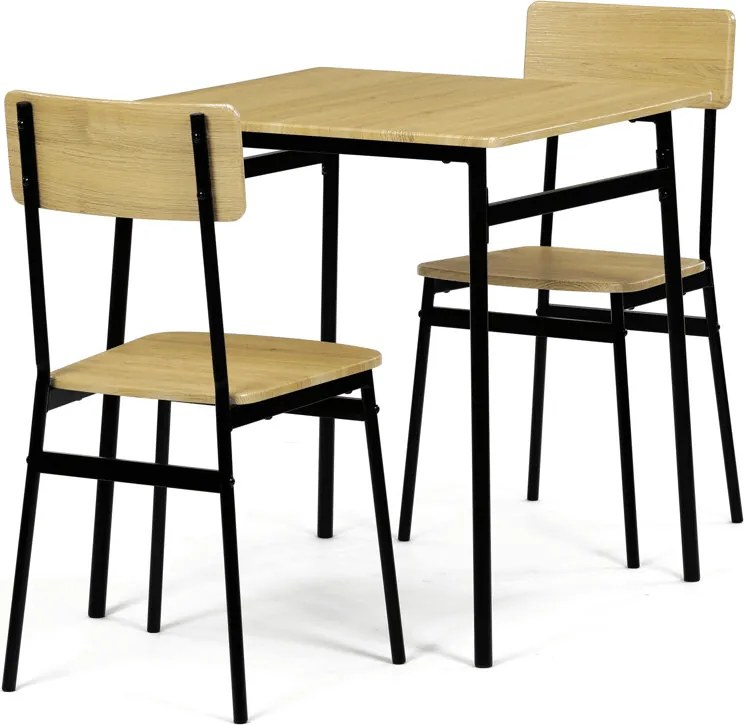 Autronic Jídelní set s 2 židlemi AUT-O2121 Odstín: Bílá