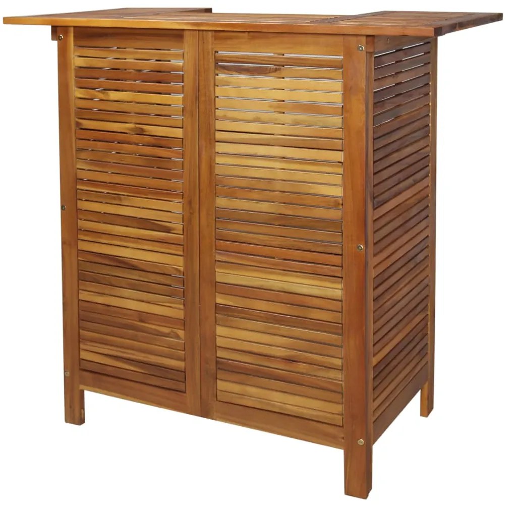 44007 vidaXL Barový stůl 110 x 50 x 105 cm masivní akáciové dřevo
