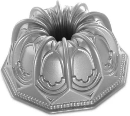 Nordic Ware Forma na bábovku Cathedarl 9cup stříbrná