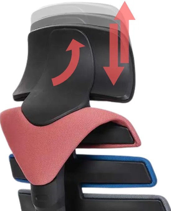 MERCURY Ergonomická kancelářská židle LOMAX - barevná látka / nosnost 150 kg