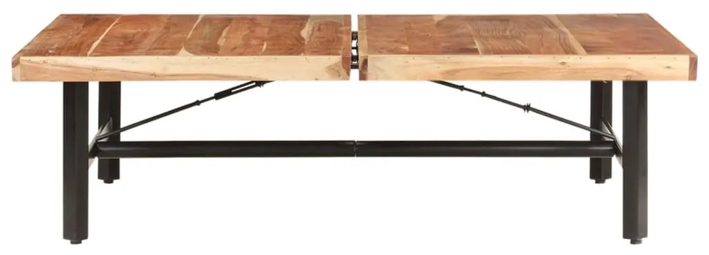 320655 vidaXL Konferenční stolek 142 x 90 x 42 cm masivní akáciové dřevo