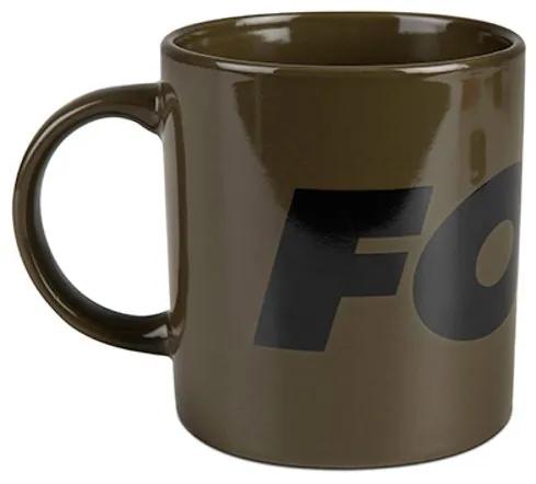 Fox Keramický hrníček s logem Green and Black Logo Ceramic Mug