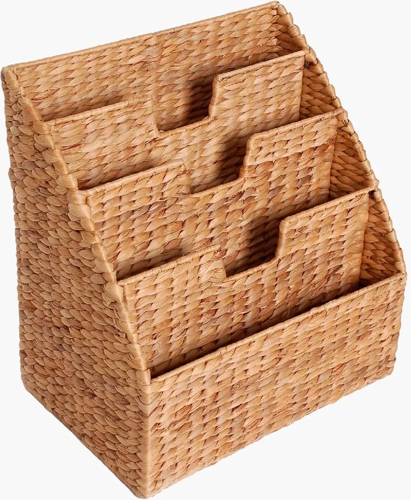 Stojan na noviny REGO, vodní hyacint, výška 40 cm, natur