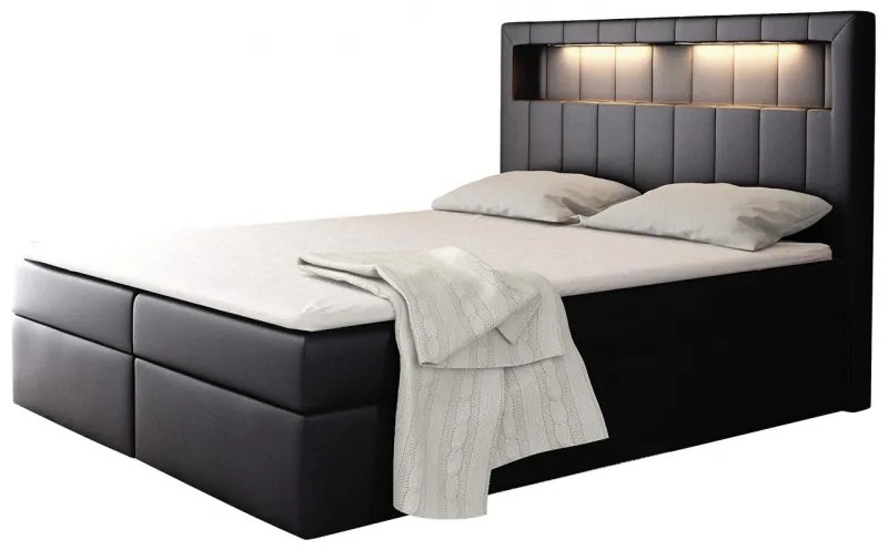 Kontinentální posteľ Ruletka, Rozměr postele: 120x200, Barva:: ekokůže Soft 010
