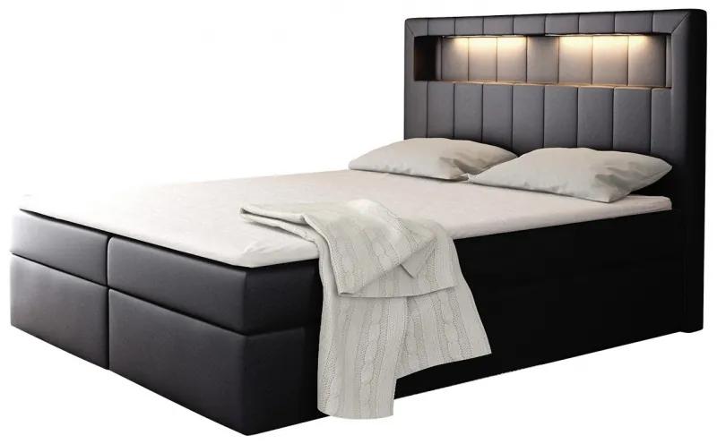 Kontinentální posteľ Ruletka, Rozměr postele: 140x200, Barva:: ekokůže Soft 029