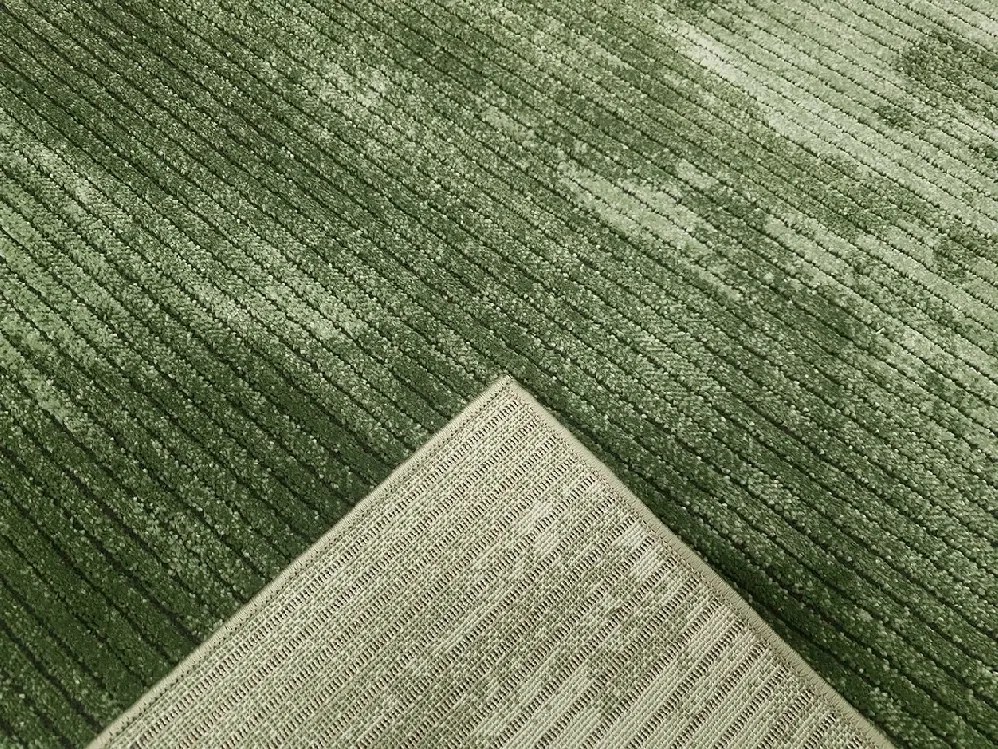 BE Koberec Eforia 9551 GREEN - zelený obdélníkový Rozměr: 60x100 cm