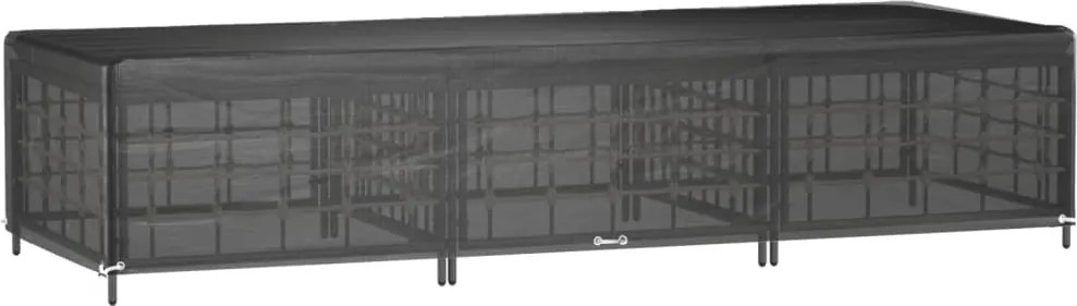 Plachta na zahradní lehátko s 12 očky 205x75x40 cm polyethylen 319342