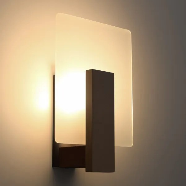 Sollux SL.1096 - Nástěnné svítidlo LAPPO 1xE14/10W/230V wenge