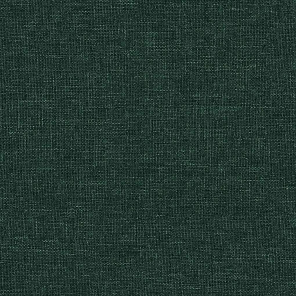 Relaxační křeslo se stoličkou tmavě zelené textil 3097773
