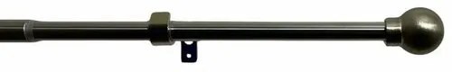 Záclonová souprava roztažitelná Koule 16/19 mm ušl. ocel, 120 - 230 cm