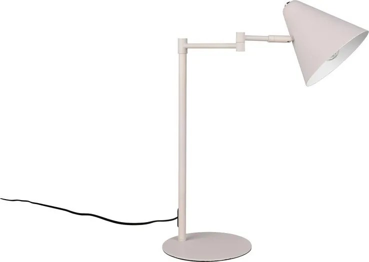 Slonovinová stolní lampa s ohybatelnou konstrukcí (výška 50,5 cm) Cosima – Trio