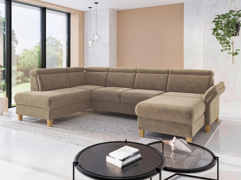 XXXLutz SEDACÍ SOUPRAVA, textil, světle hnědá Sit & More - Sedací soupravy - 0001440257B5
