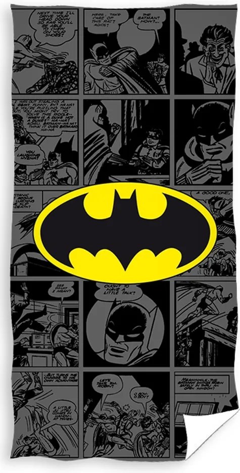CARBOTEX Osuška Batman Story, 70 x 140 cm